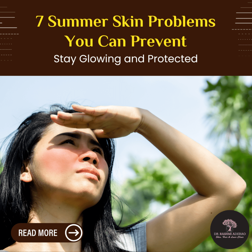 7 Summer Skin Problems You Can Prevent - Dr. Rashmi Aderao Skin, Hair ...